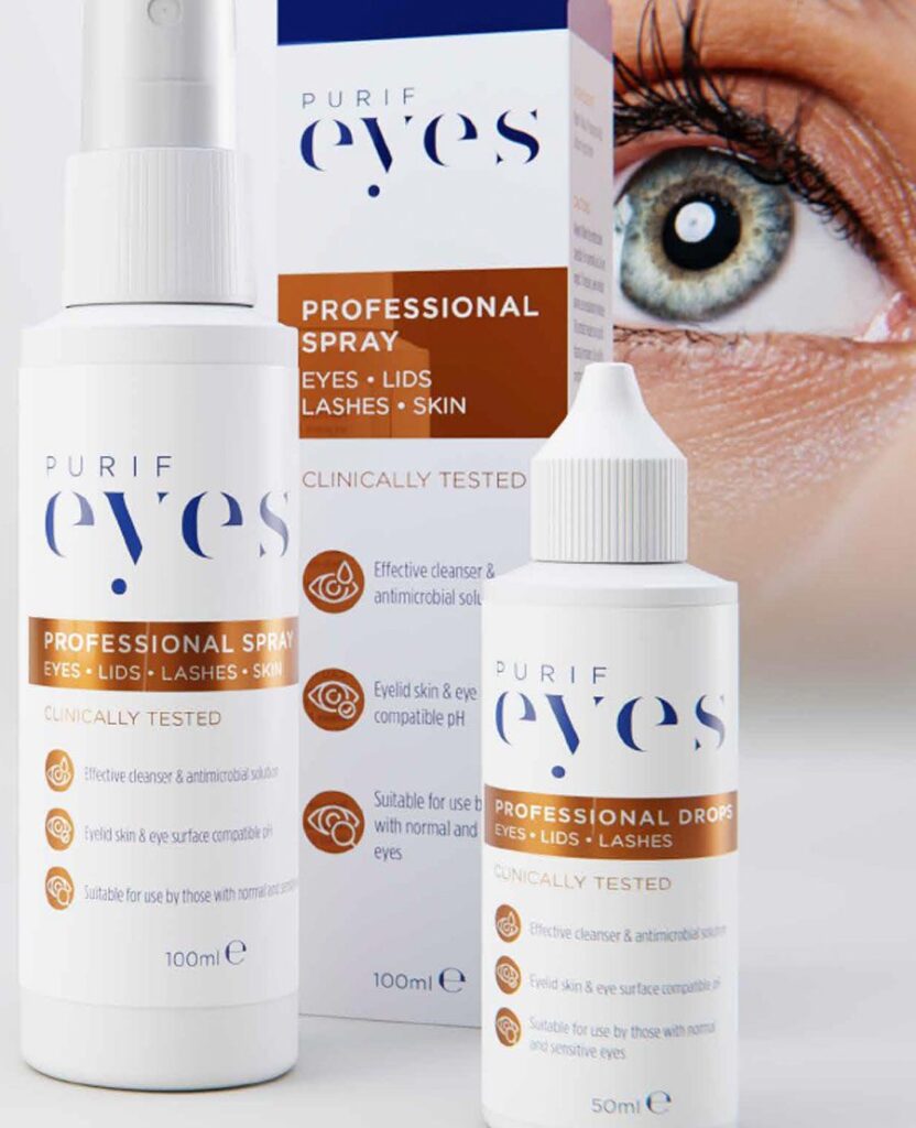 Purifeyes Antimicrobial Eyelid Spray | Face Restoration